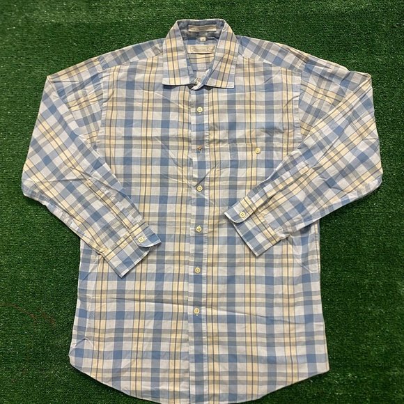 Dior | Shirts | Christian Dior Plaid Vintage Designer Button Up Dress ...